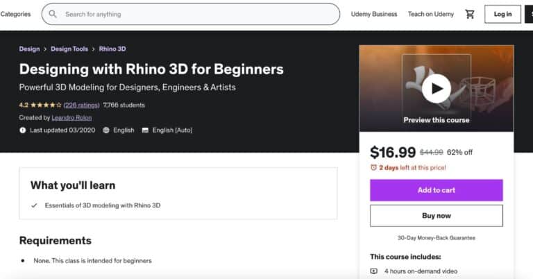 Best Rhino Tutorials for 3D Design