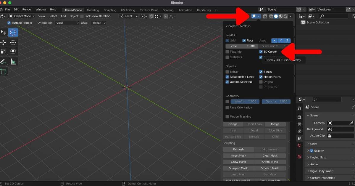 3D Cursor in Blender: All You Need to Know