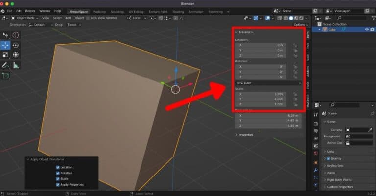 How Do We Apply Scale in Blender?