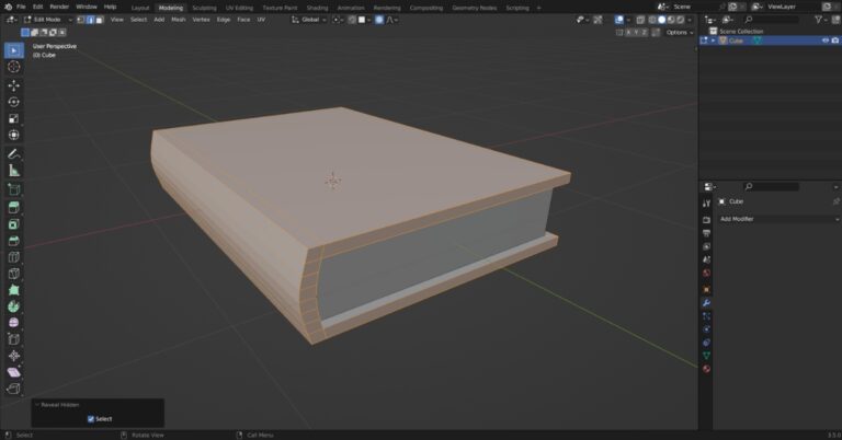 How to Make a 3D Book in Blender