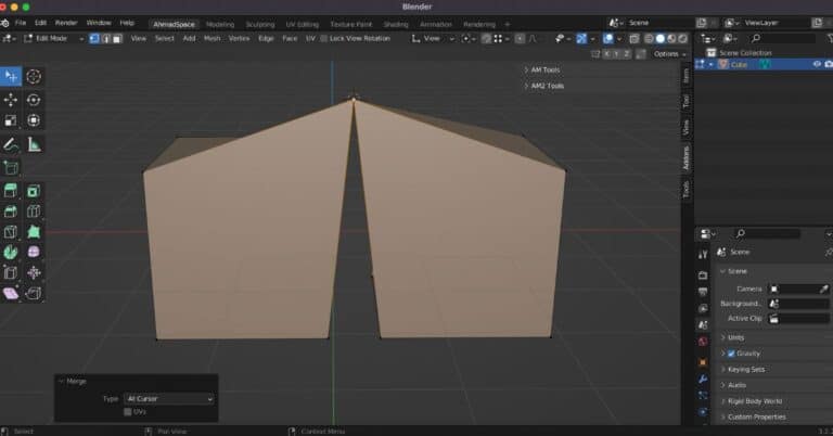 How to Merge Vertices in Blender
