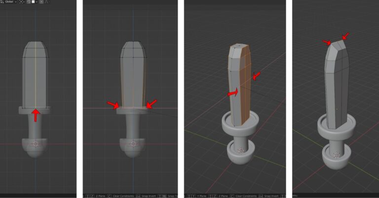 How to Make a 3D Sword in Blender