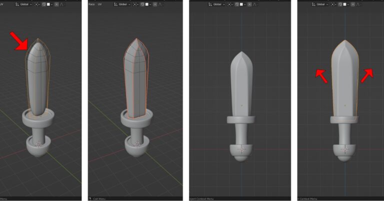 How to Make a 3D Sword in Blender