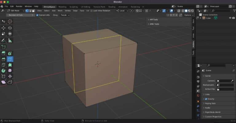 Loop Cut Tool in Blender Guide