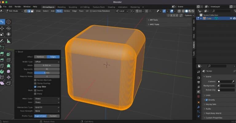 How to Make Round Corners in Blender