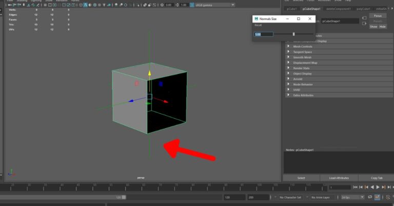 Backface Culling Guide in Blender