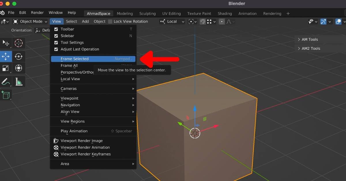How to Focus on Objects in Blender