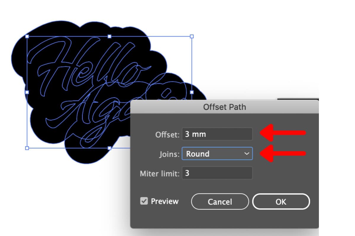 How To Offset Path In Illustrator